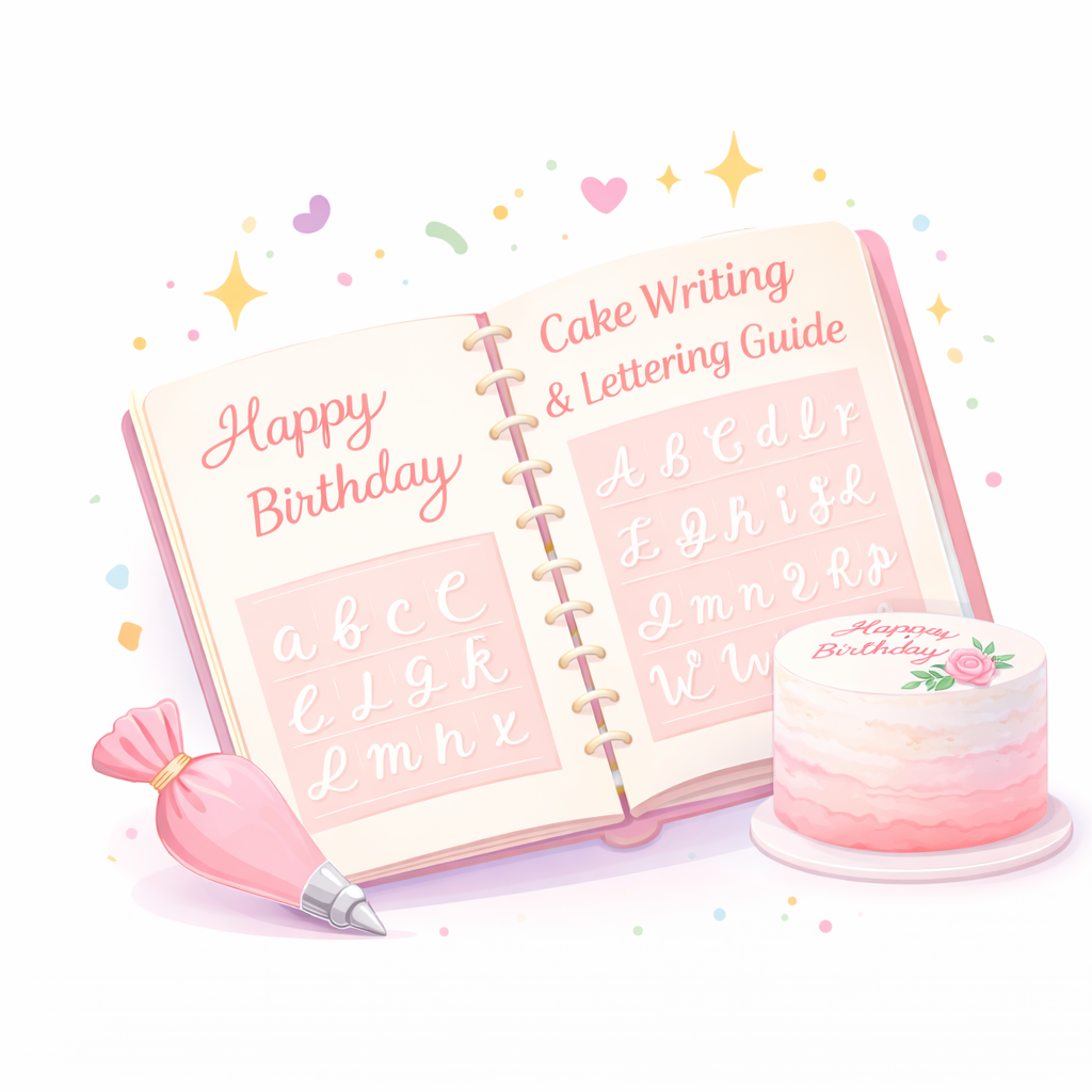 Cake Writing & Lettering Guide – Easy Cake Decor